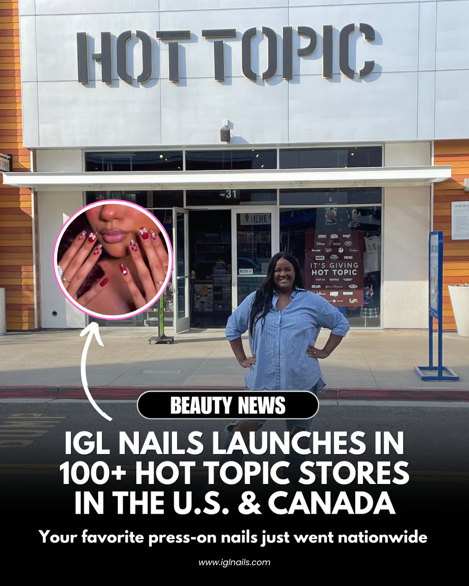 IGL Nails Now Available in 130 Hot Topic Stores – Shop by State